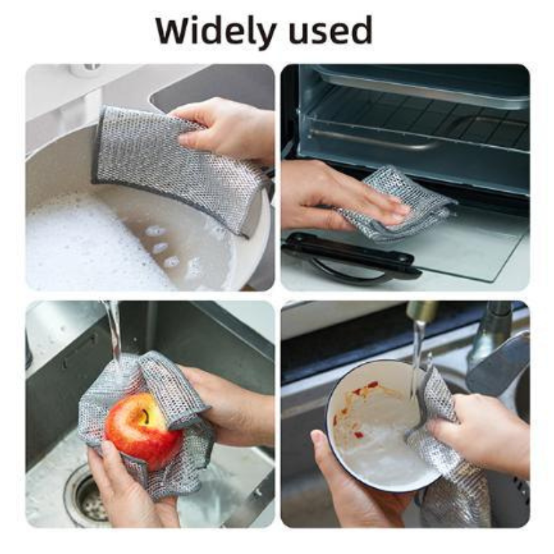 Multipurpose Non-Scratch Wire Dishcloths – Pure Health